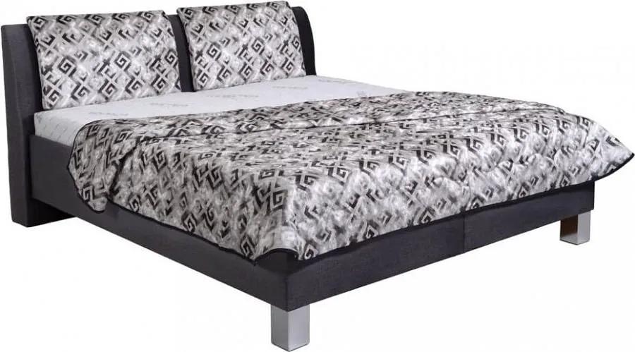 Pohoda Čalouněná postel RIO s úložným prostorem a volně loženou matrací | Látka: Afro 3,Šířka matrace: 180 cm