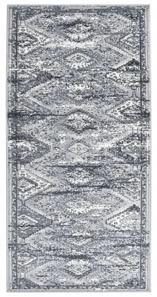 332105 vidaXL Běhoun BCF orientální šedý 100 x 200 cm