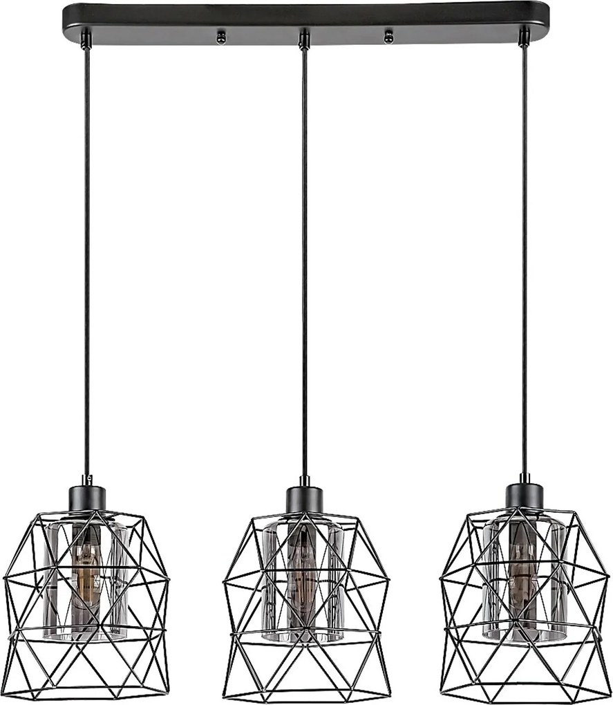 Rabalux Závěsné 3bodové svítidlo Emrys, 57,5 x 180 cm