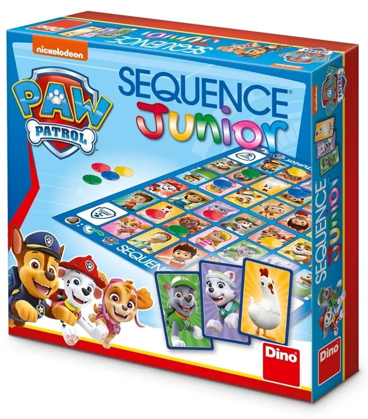 Dino Rodinná hra Sequence Junior Tlapková patrola