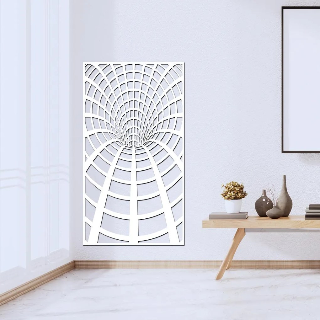 dřevo života Dekorační panel na zeď TUNEL Zvolte rozměr (cm): 45x80, Zvolte barvu dekoru: Černá