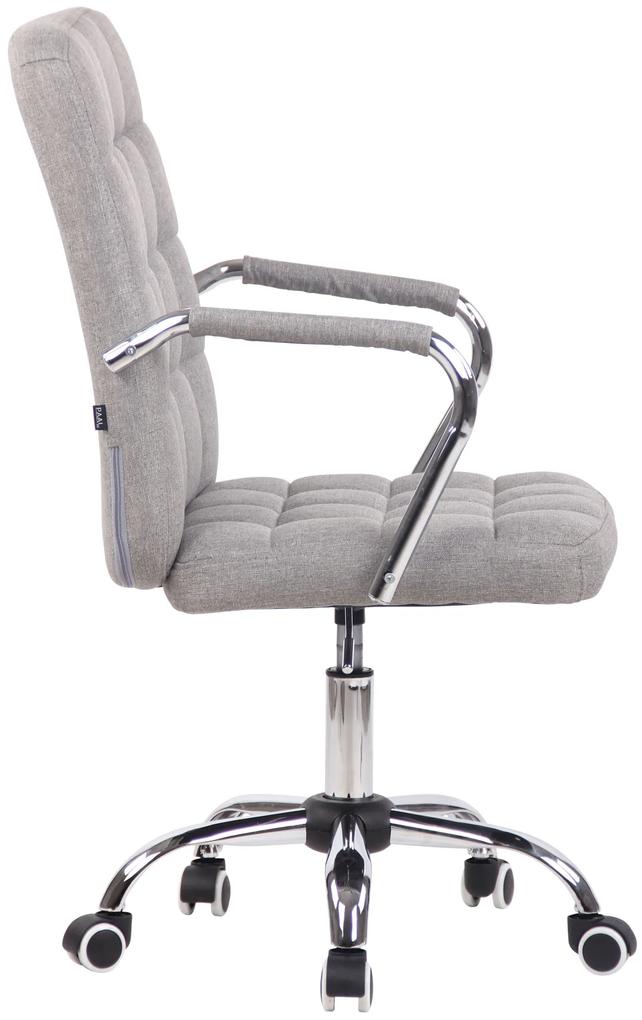 Kancelářská židle Ikast - látkový potah | světle šedá