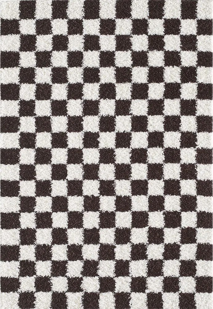 Hnědý/krémový koberec 160x230 cm Grida – ESTE