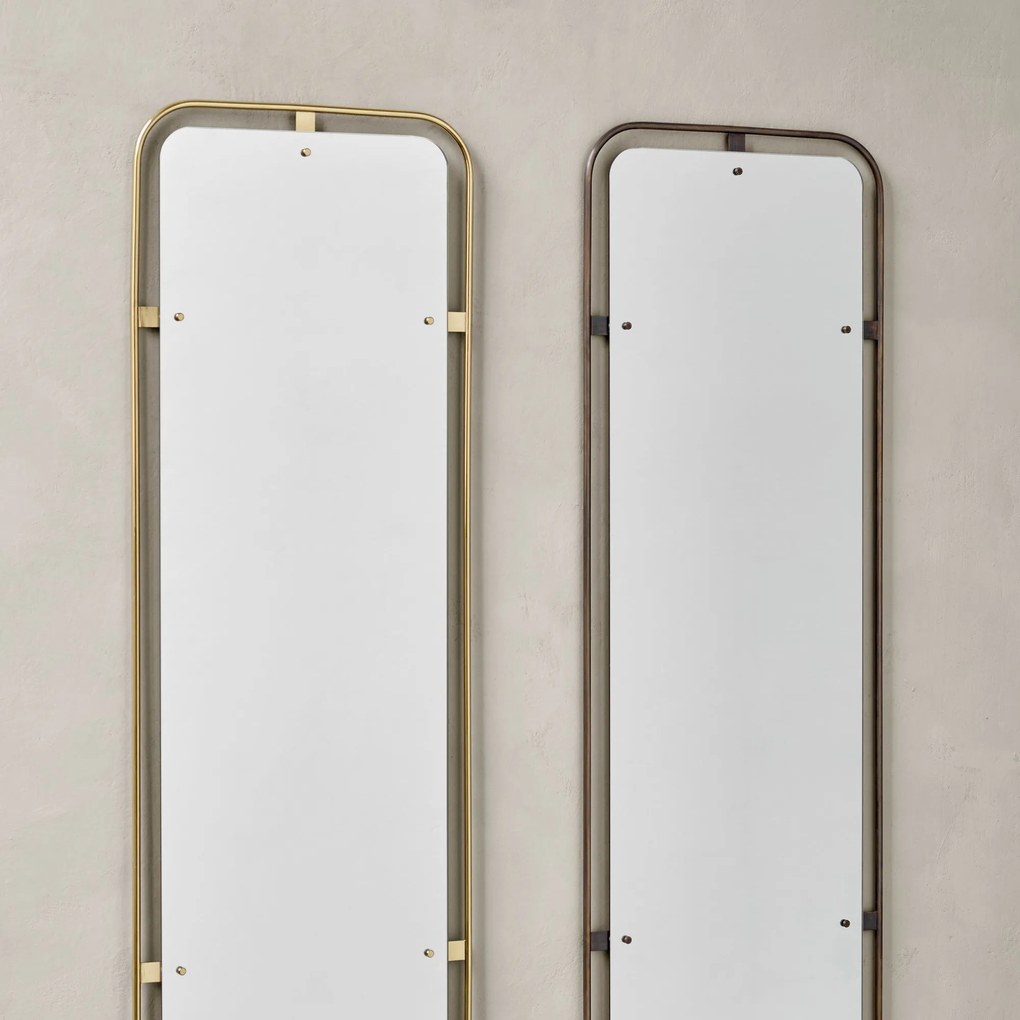 AUDO (MENU) Nástěnné zrcadlo Nimbus, Rectangular, Polished Brass