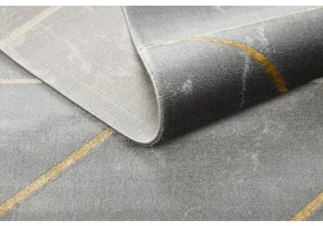 Dywany Luszczow Kusový koberec EMERALD EXCLUSIVE 1012 geometrický, mramor šedá / zlato Rozměr koberce: 140 x 190 cm