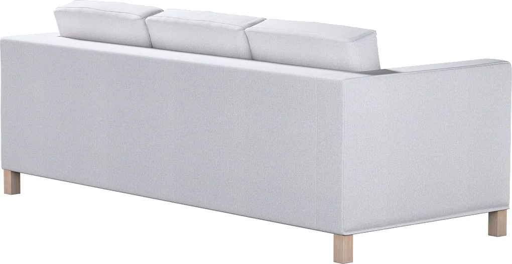 Potah na pohovku IKEA Karlanda 3-místná nerozkládací, krátký barva šedá látka pletený vzor