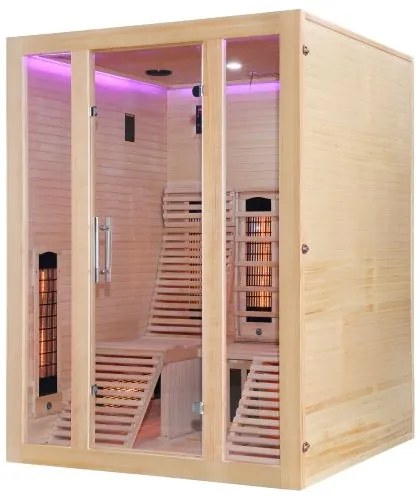 RAKOUSKÝ produkt - Infrasauna OSLO pro 2 osoby, 150x150x200 cm ( J40150 )