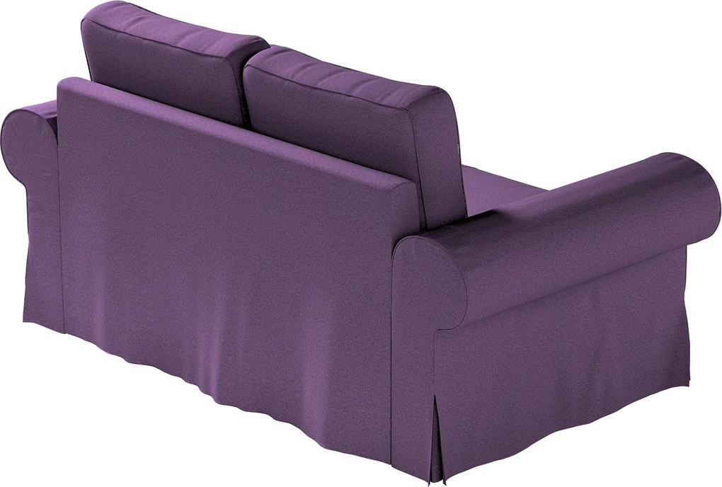 Potah na pohovku IKEA Backabro 2-místná, rozkládací barva fialová látka pletený vzor