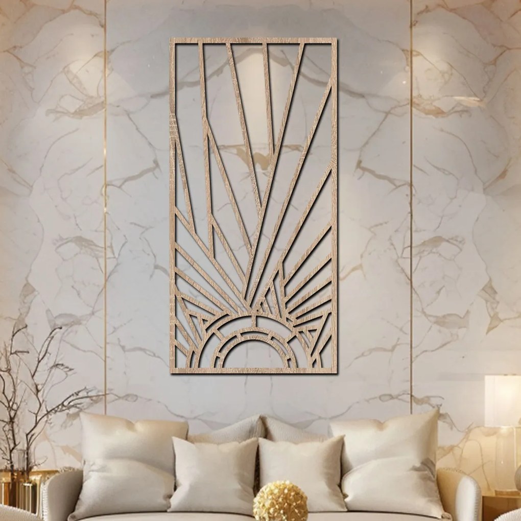 dřevo života Dřevěný panel GATSBY VI Zvolte rozměr (cm): 80x160, Zvolte barvu dekoru: Bílá