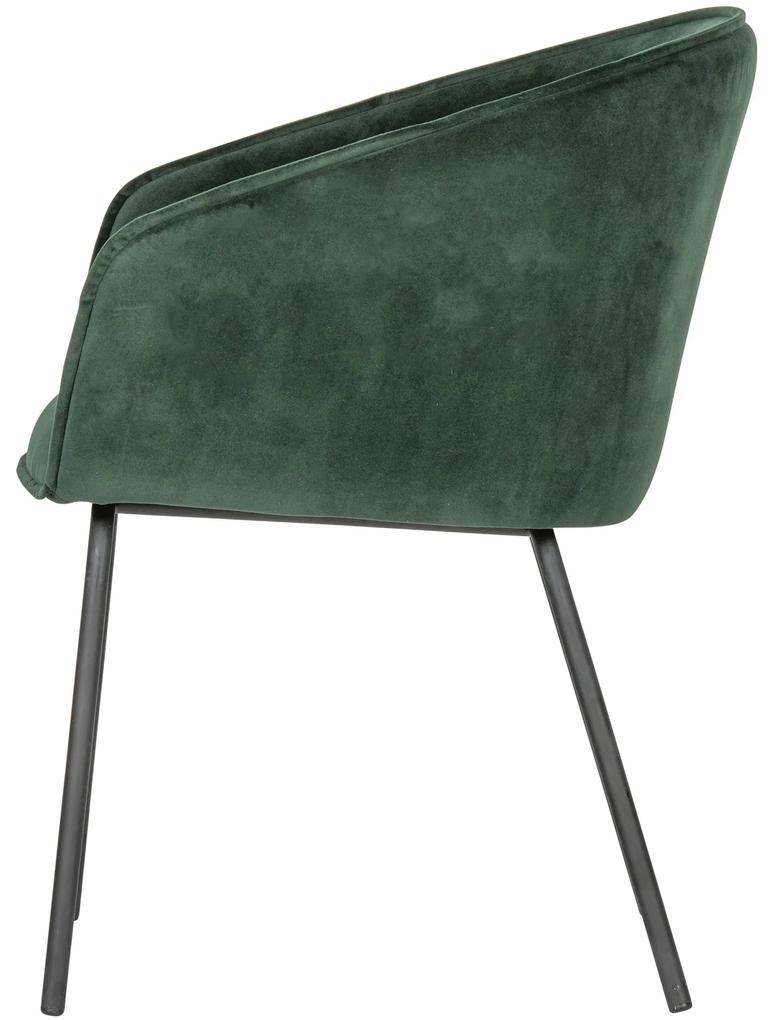 WOOOD Sada 2 kusů jídelních židlí SIEN zelená