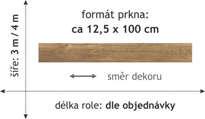 BEAULIEU PVC podlaha POLO 2124 Šíře role: 3 m