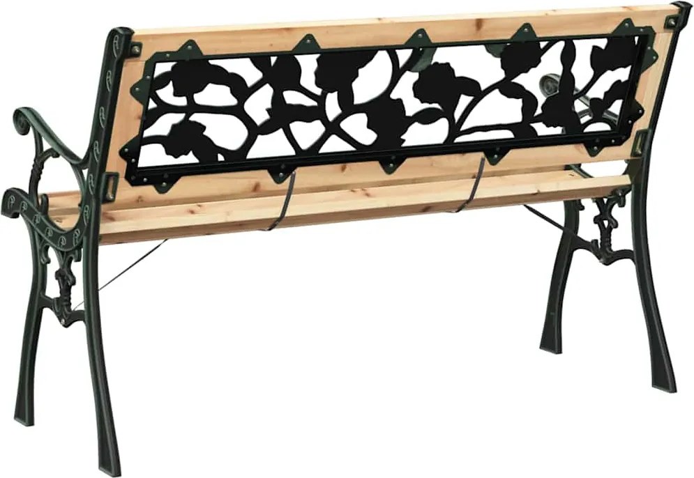 Zahradní lavice 2 -Seater 116 x 54 x 73 cm dřevo Hnědá 319570