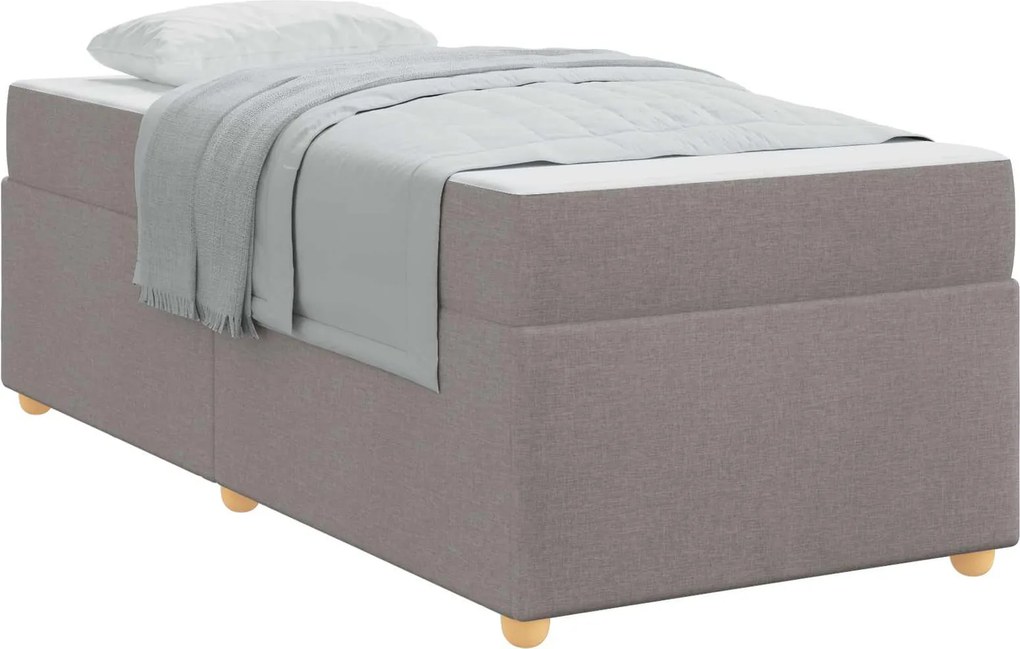 Rám postele Taupe 90 x 200 cm textil 3399332