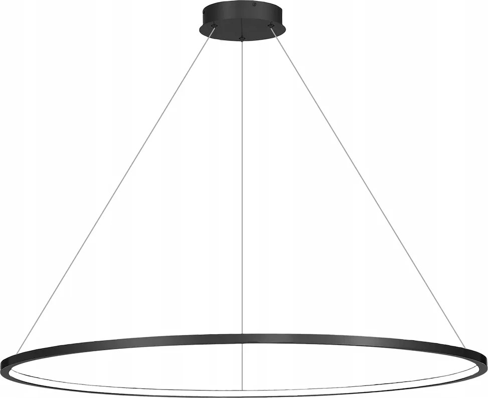 Závěsná lampa Saturno Black 65W Led