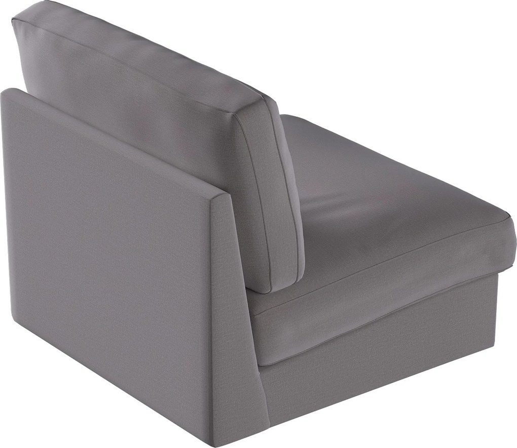 Potah na neskládací křeslo IKEA Kivik barva hnědá látka sametová