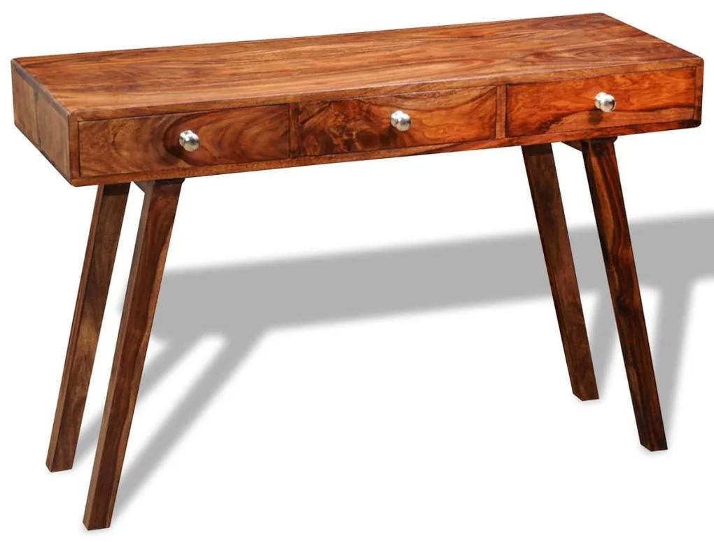 PerfektníDomov Konzolový stolek Toronto z masivního dřeva - 76cm