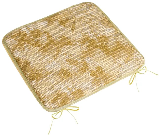 Bellatex Sedák Adéla hladký 40x40 cm Hadí kůže hnědá