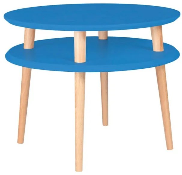 Modrý konferenční stolek Ragaba Ufo, ⌀ 57 cm