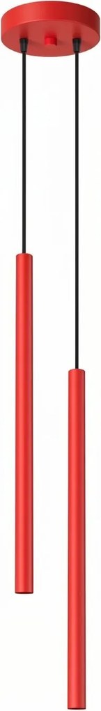 Sollux Lighting Závěsné svítidlo PASTELO 2 červené