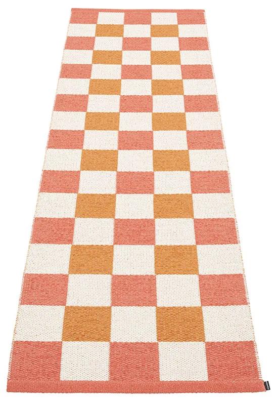 Vinylový koberec Pappelina PIX Flamingo/Vanilla/Light orange velikost: 70x240cm
