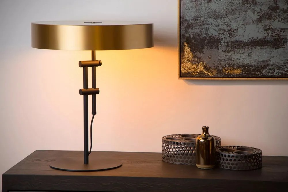 LUCIDE Stolní lampa GIADA  průměr 40 cm - 2xE27 - Brass