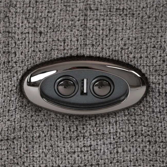 Polohovací křeslo šedé, elektrické TV-Q8575 GREY2