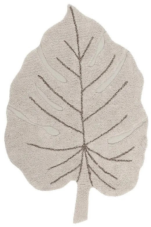Béžový pratelný ručně tkaný bavlněný dětský koberec 120x180 cm Monstera Natural – Lorena Canals