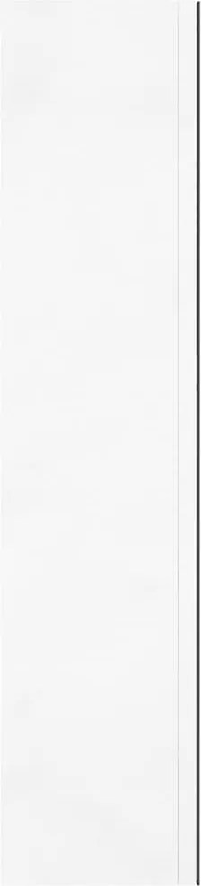 Koupelnová skříňka se zrcadlem 60 x 15 x 75 cm MDF zářivě bílá 331525
