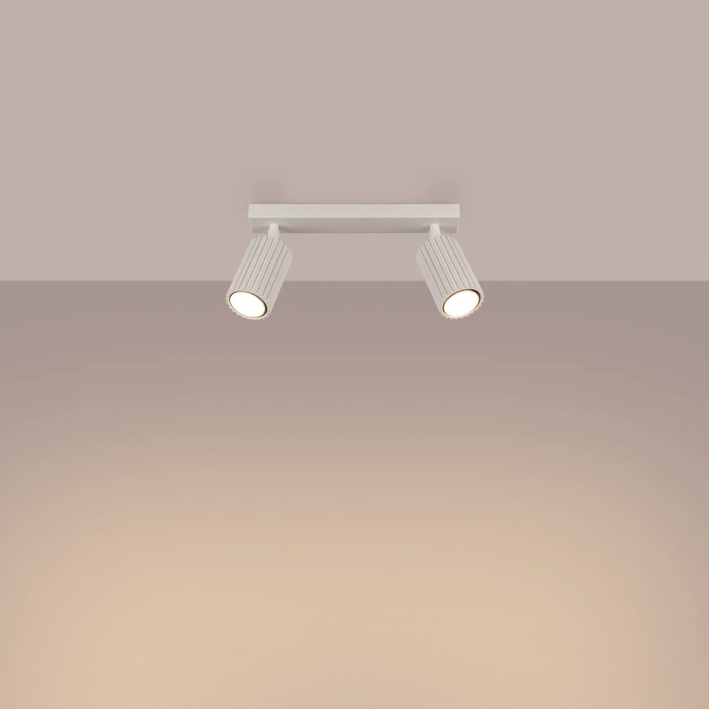 Sollux Lighting Stropní svítidlo KARBON 2 béžové
