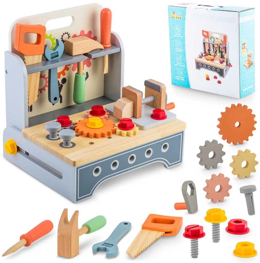 Dřevěná dílna s nářadím RK-877 Ricokids