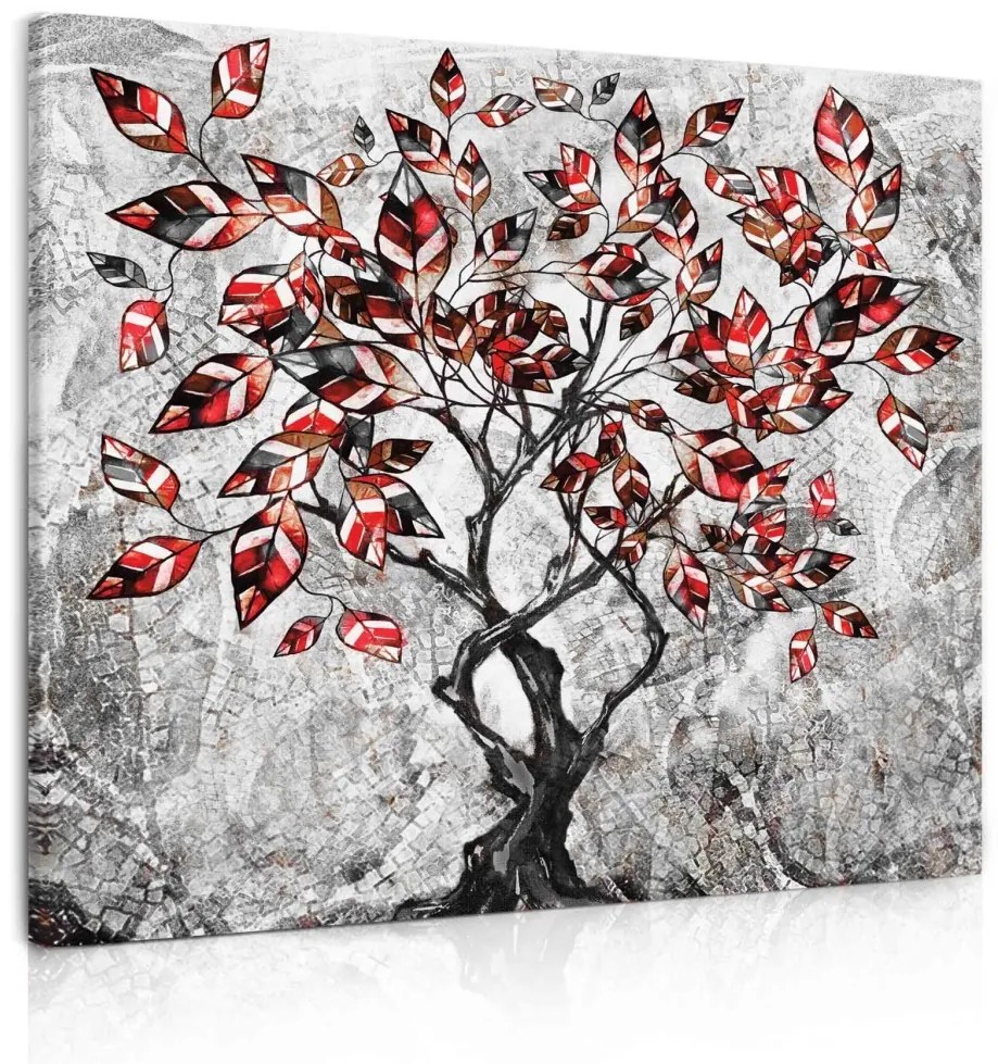 Malvis Malvis Obraz - Malovaný strom  50x50 cm