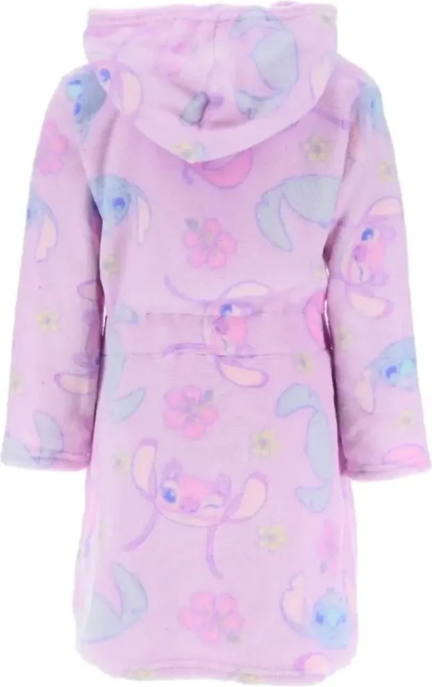 Dívčí župan s kapucí Lilo & Stitch, EU 104 Fialová