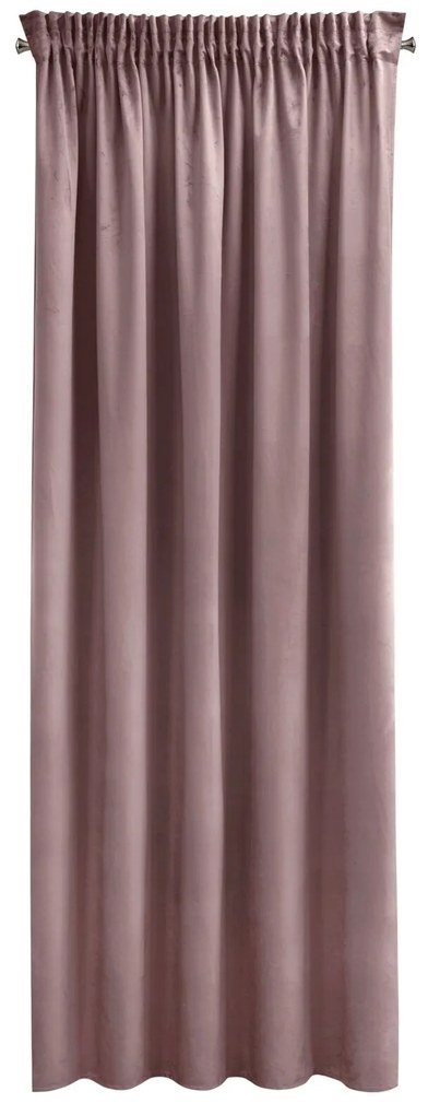 ZATEMŇOVACÍ ZÁVĚS NA PÁSCE PIERRE CARDIN SIBEL 140X270 CM STARORŮŽOVÁ