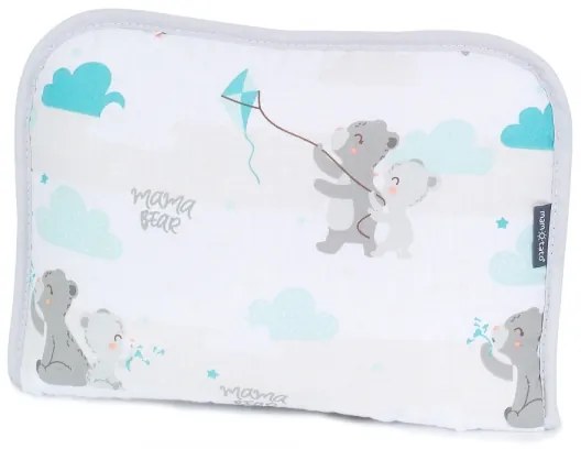 Cestovní přebalovací podložka Mama Bear, bílá/mátová