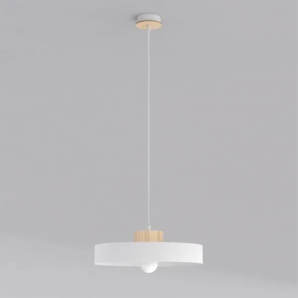 Lustr na lanku KIVI 1xE27/15W/230V bílá