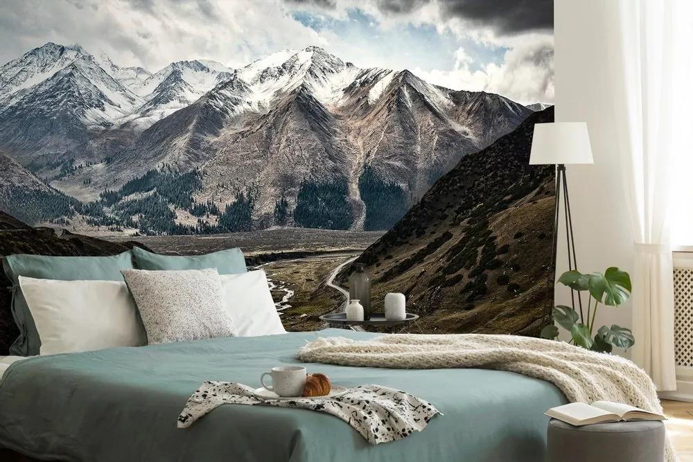 Samolepící fototapeta nádherné horské panorama - 300x200 cm