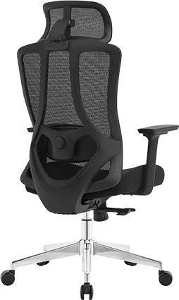 Kancelářská ergonomická židle Neoseat TIYA — černá, nosnost 150 kg