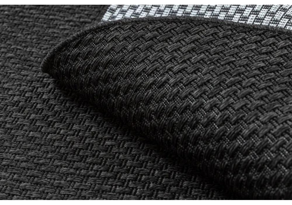 Kusový koberec Decra černý kruh 150cm