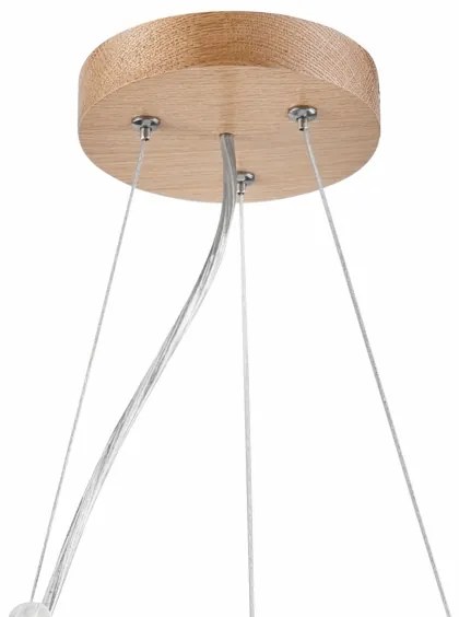 Brilagi - LED Lustr na lanku CARVALHO 2xE27/15W/230V dub pr. 37 cm