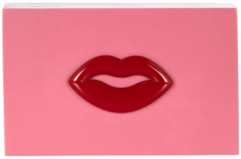 Růžová šperkovnice Richmond Charis 20,5 x 13 cm