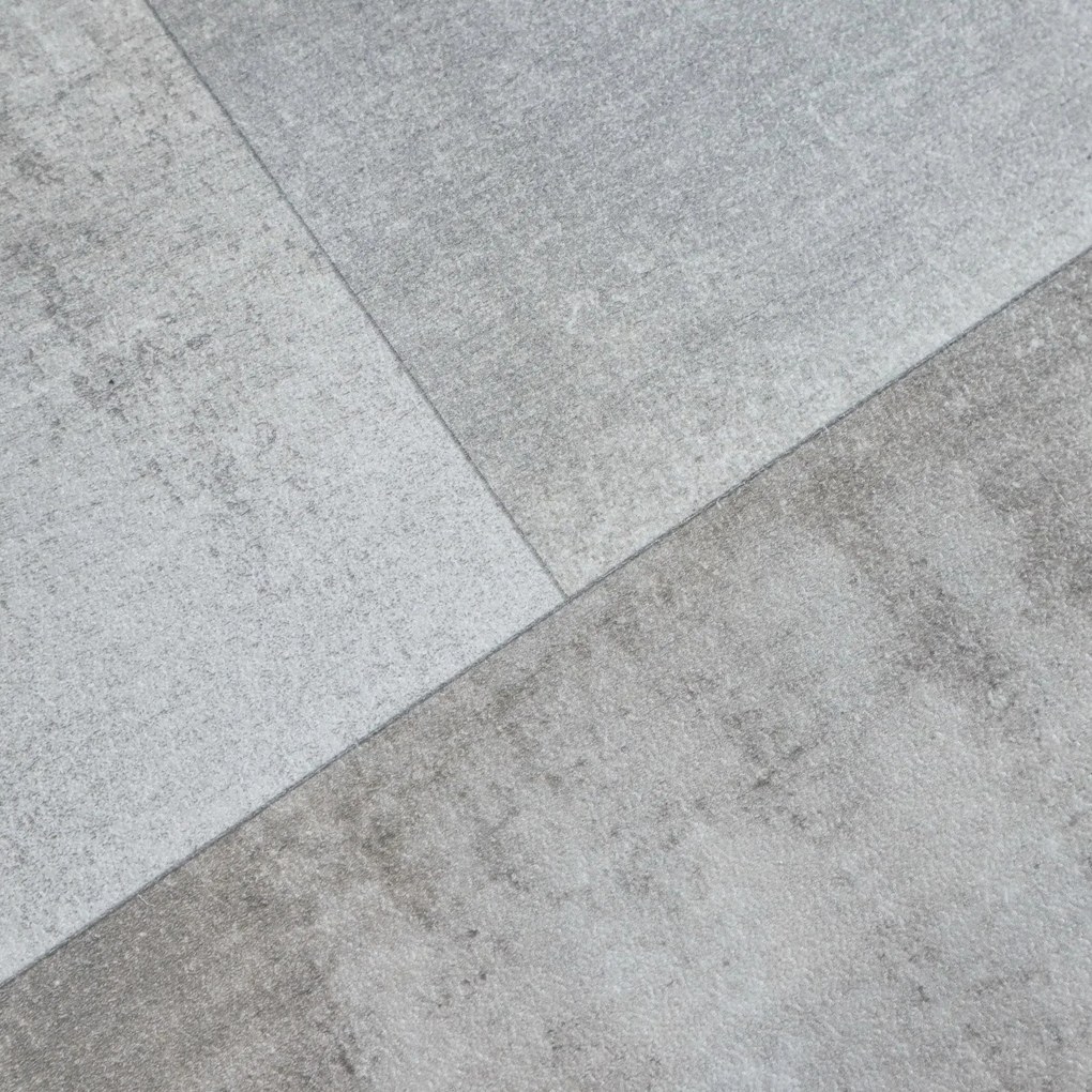 Gerflor, PVC podlaha - lino AladinTex Plus 2130 Nice Stone, na míru, šíře 4m, šedá, filc, chodba / předsíň