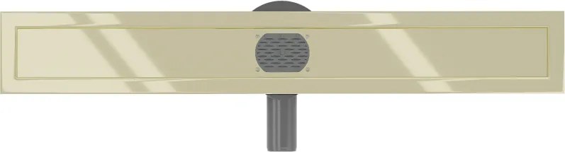 Mexen Flat 360, tělo žlabu s rotačním sifonem 70 cm, zlatá lesklá, 1540070