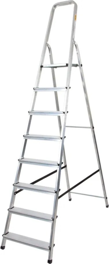 Drabest Hliníkové schůdky jednostranné DR(150)ALD-8
