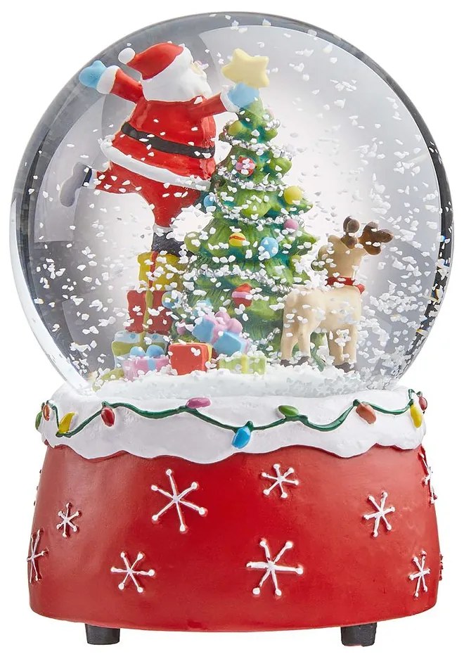 X-MAS Hrací skříňka Santa, stromek a sob