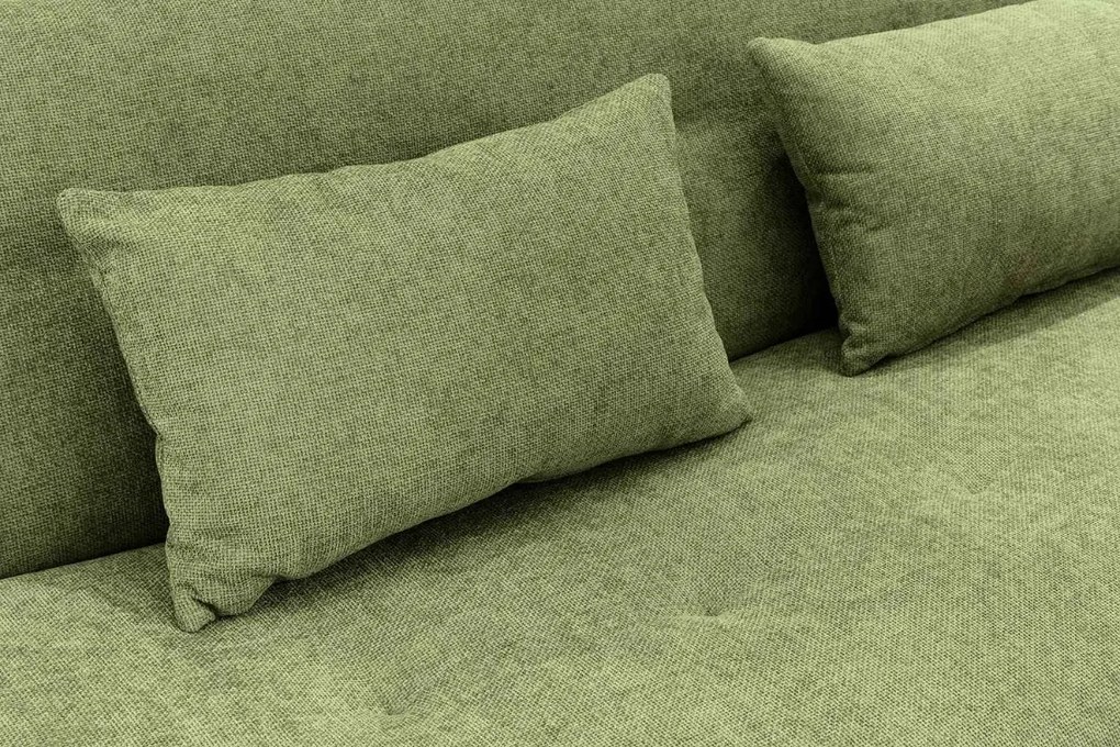 Designová rozkládací pohovka Litonya 200 cm zelená