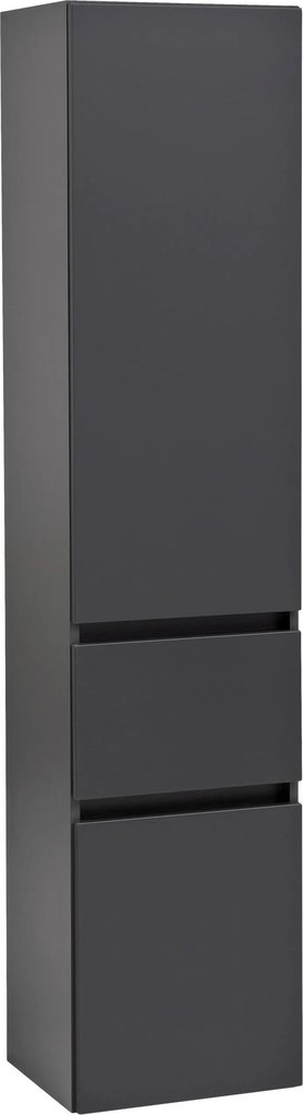 XXXLutz VYSOKÁ SKŘÍŇ, šedá, barvy grafitu, 40/180/35 cm Held - Online Only koupelnové skříňky - 000307010620