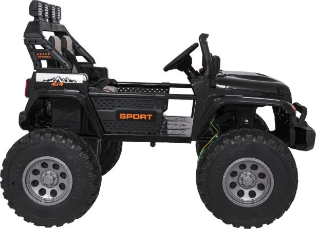 Elektrické autíčko Extreme Sport 4x4 černé