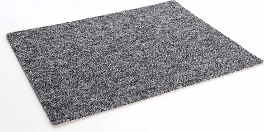 Condor Carpets, Metrážový koberec Extreme 76, zátěžový, na míru, šíře 4m,5m, šedá, ab (mřížka), chodba / předsíň