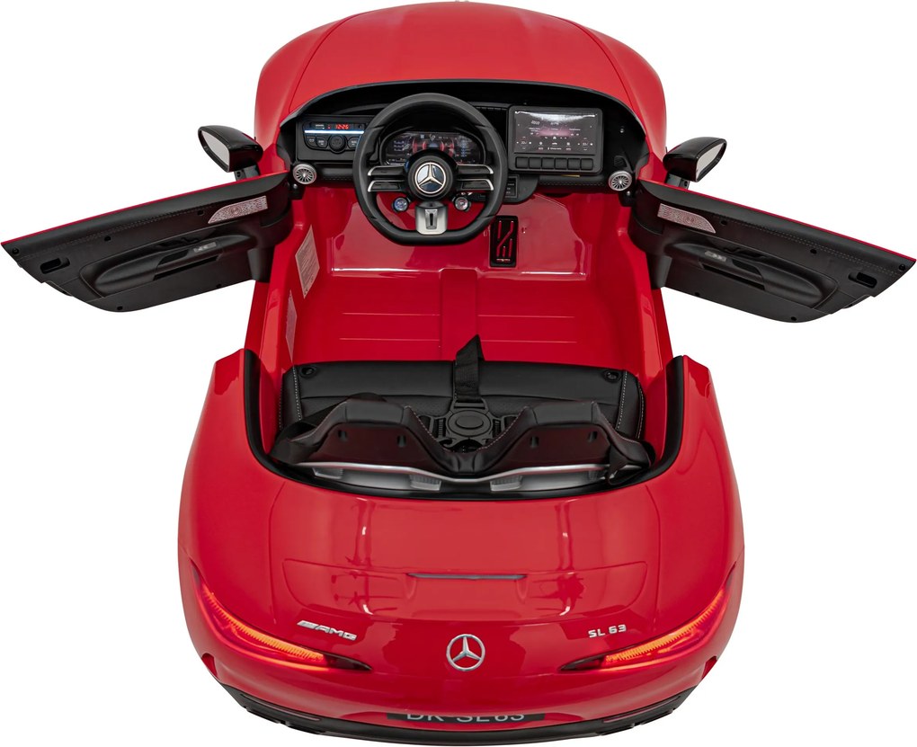 Ramiz Dětské elektrické auto Mercedes Benz AMG SL63 Červené