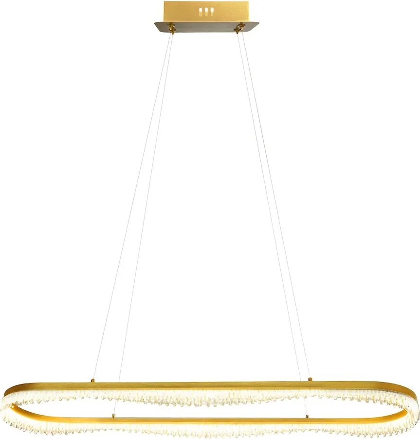 Závěsné LED svítidlo Preciosa, 1x LED 45w, 4000k, g